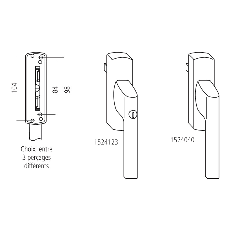 Poignée si line | Hubert Quincaillerie